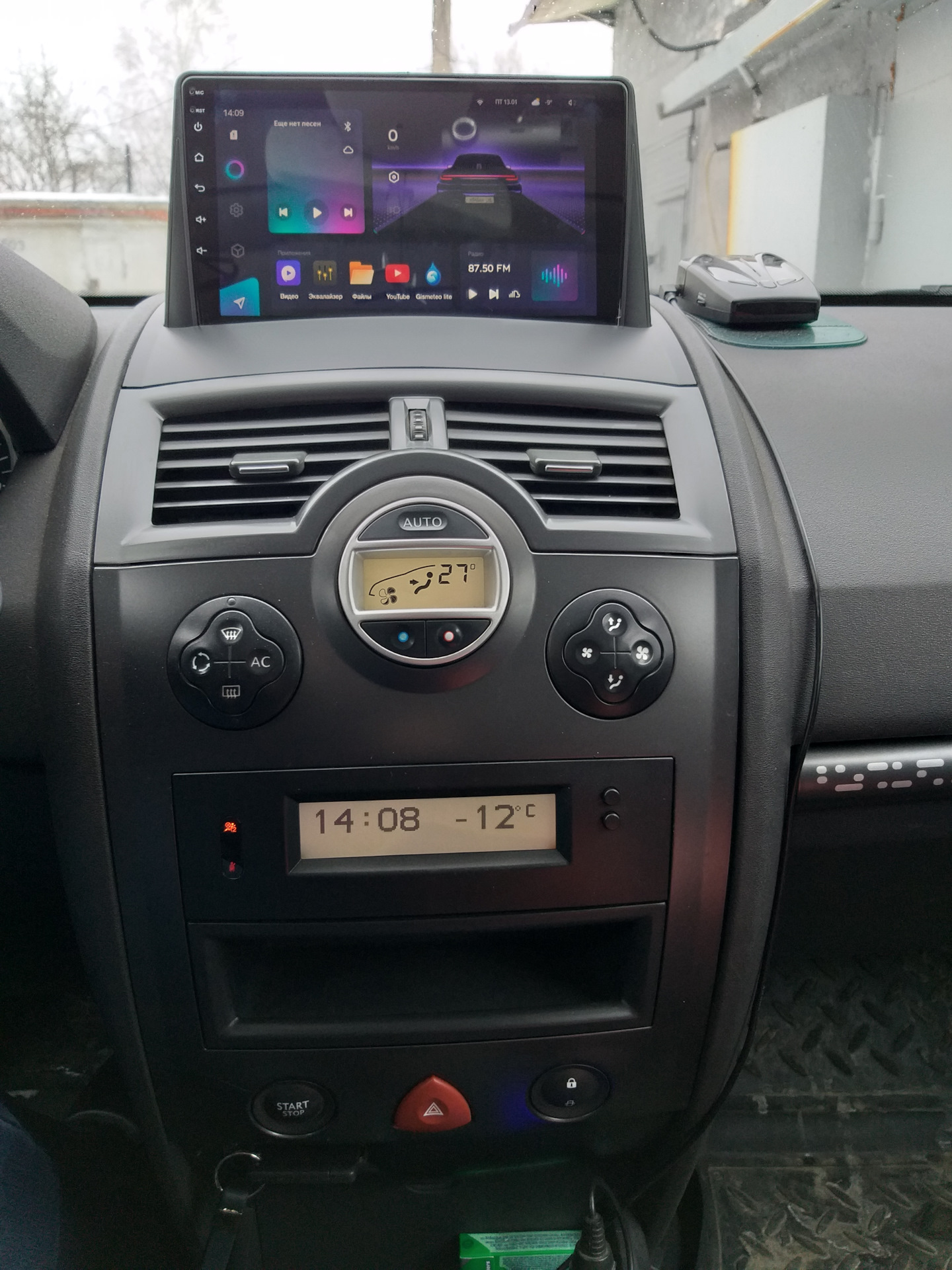 Заглушка 1din магнитолы. ОПРОС! — Renault Megane II, 1,6 л, 2004 года ...