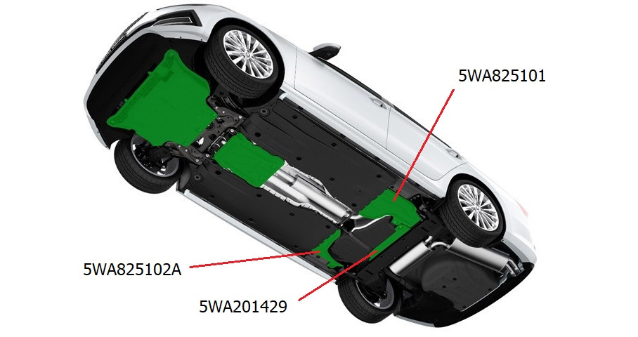 Защита днища — Skoda Octavia A7 Mk3, 1,8 л, 2020 года | стайлинг | DRIVE2