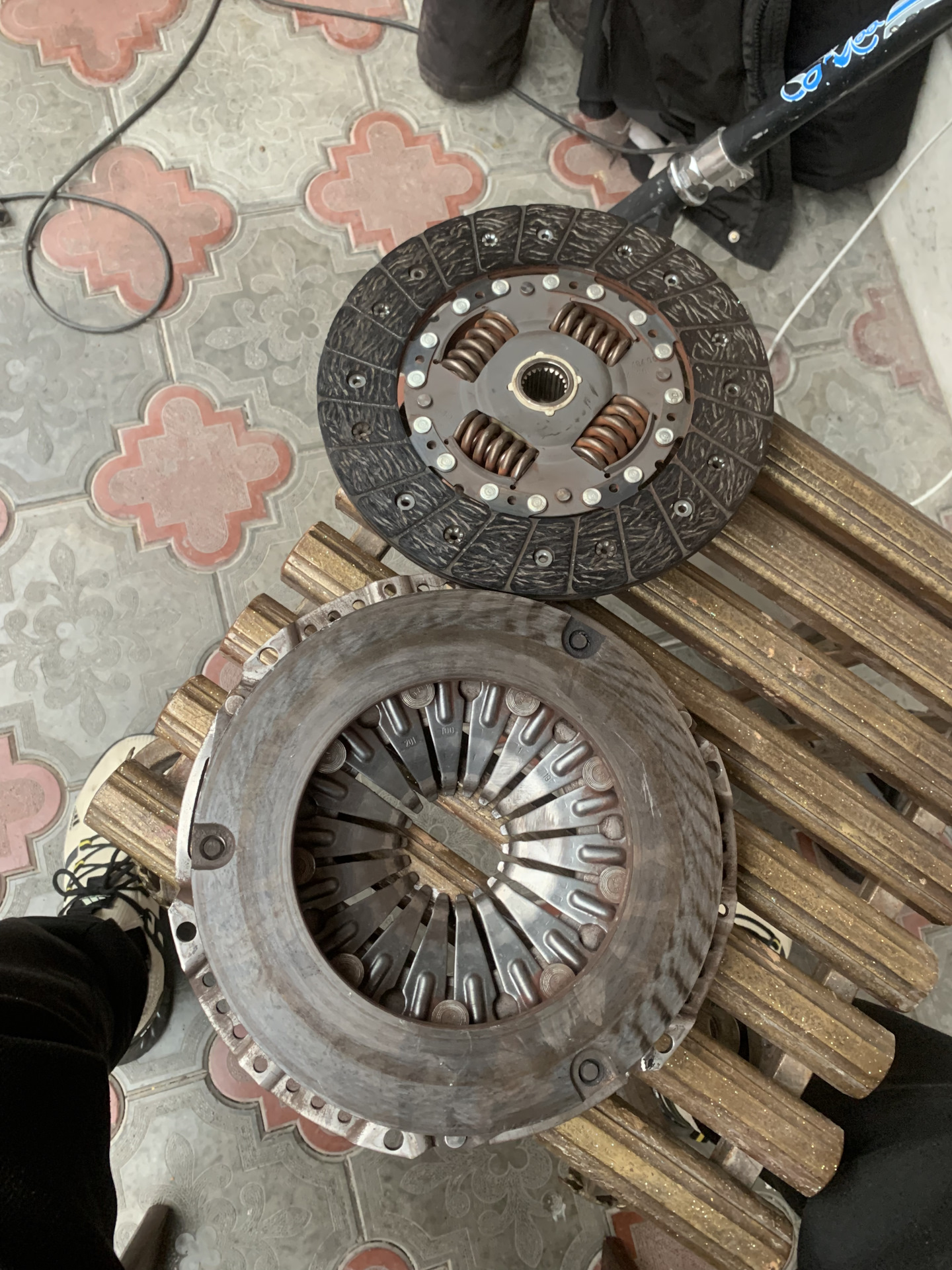 Сцепление одномассовое — Audi 100 (C4), 2,8 л, 1991 года | запчасти ...