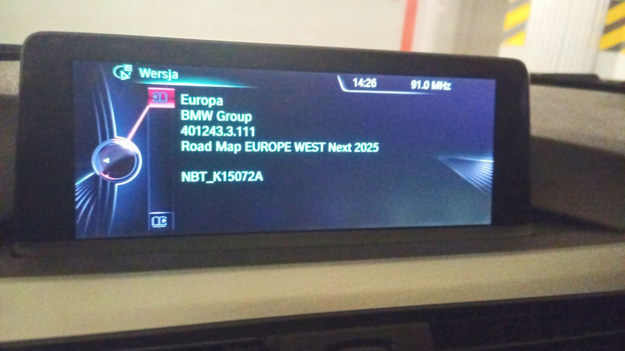 ВСЕ Карты BMW 2025 — NBT Road Map Europe NEXT East 2025 + NBT EVO 2025 + CIC PREMIUM 2025 + MGU ...