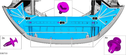 Как крепится брызговик двигателя? — Ford Mondeo IV, 2,3 л, 2010 года ...