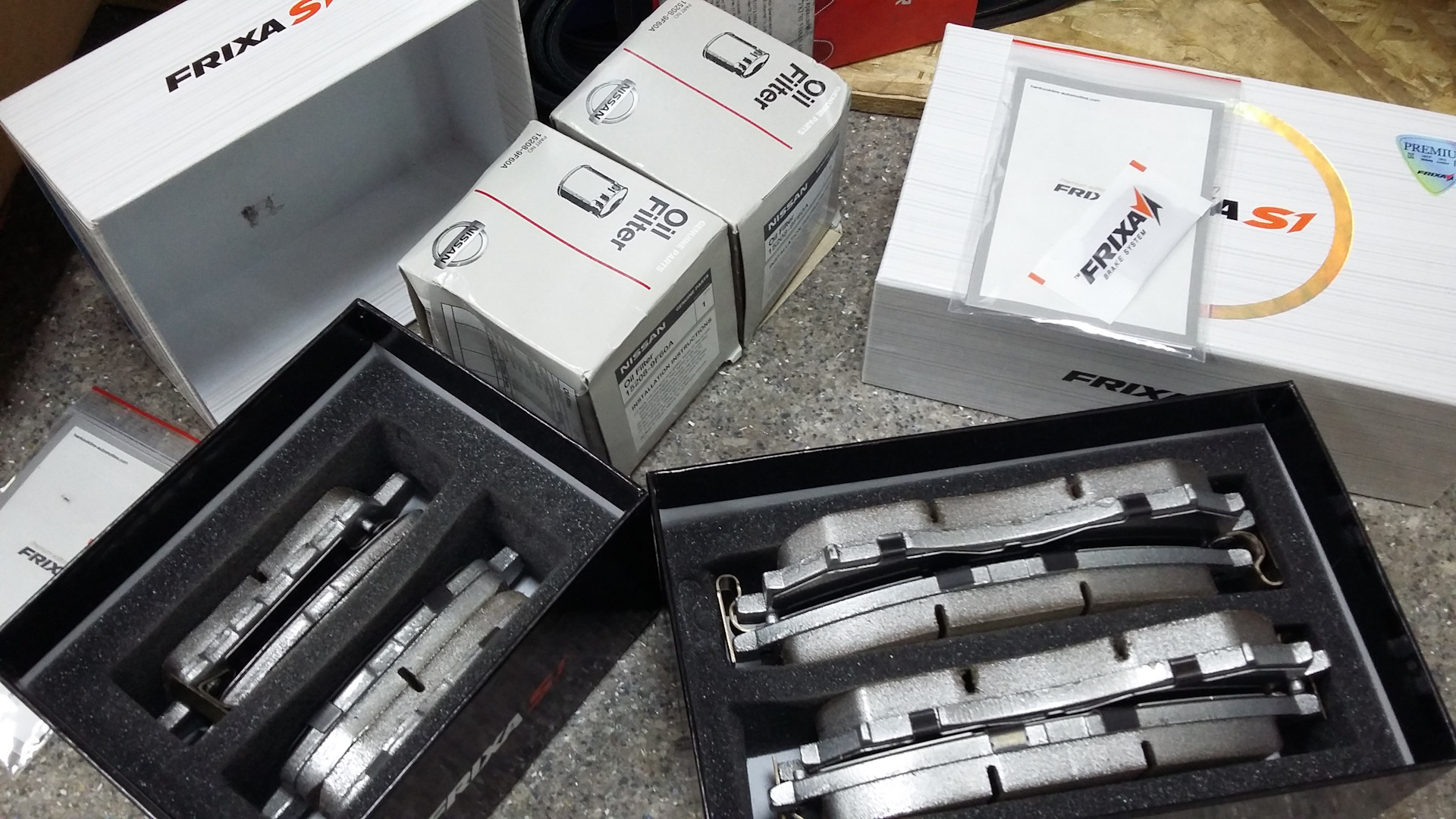 Колодки тормозные FRIXA — Nissan Murano II, 3,5 л, 2013 года | колёсные ...