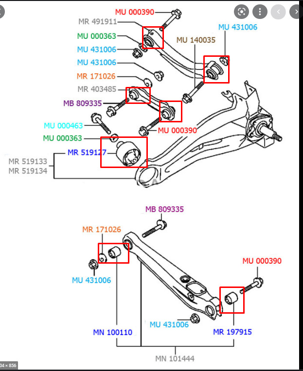 Полная замена всех сайлентблоков задней подвески — Mitsubishi Lancer IX ...