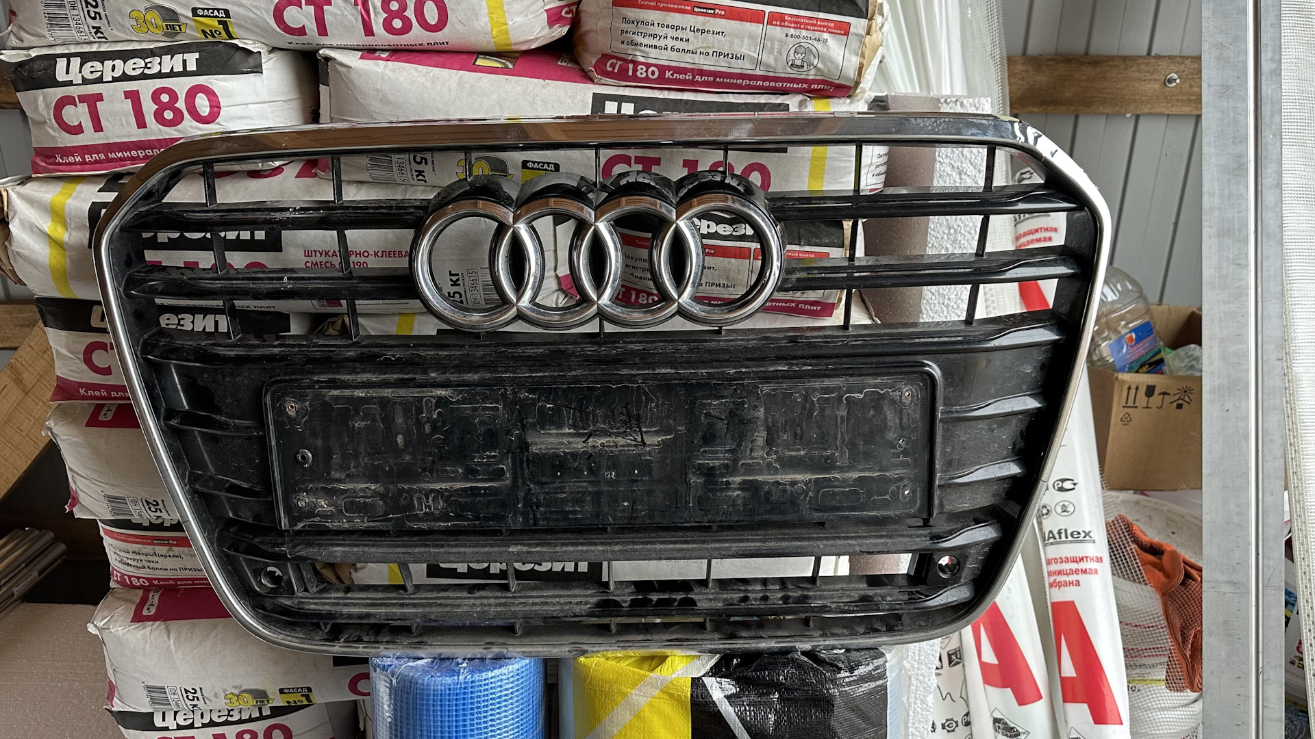 #59 Замена решетки бампера. — Audi A6 (C7), 3 л, 2011 года | стайлинг ...