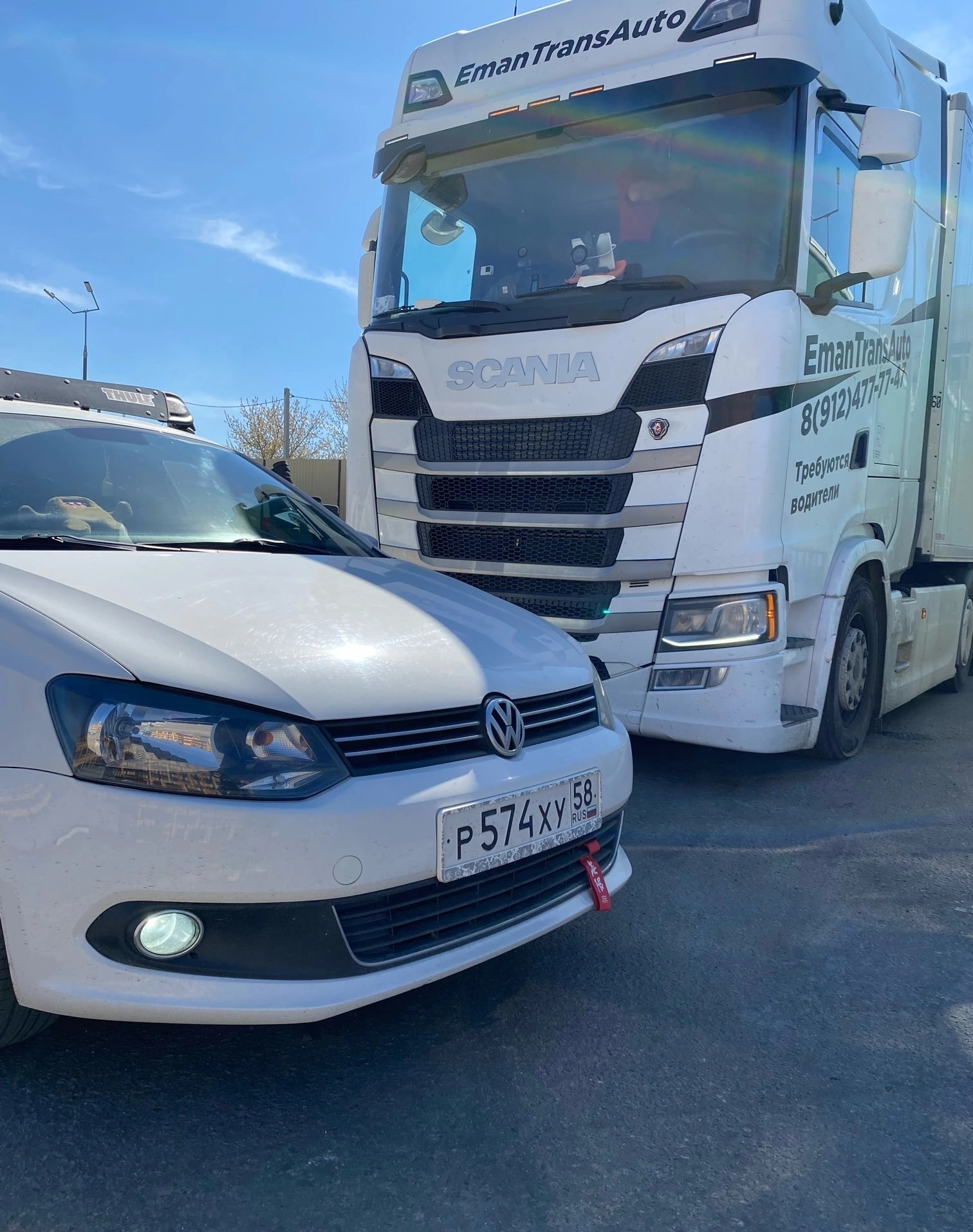 #16 Scania G440 газлифты ящика, топливный фильтр — Skoda Rapid (1G), 1 ...