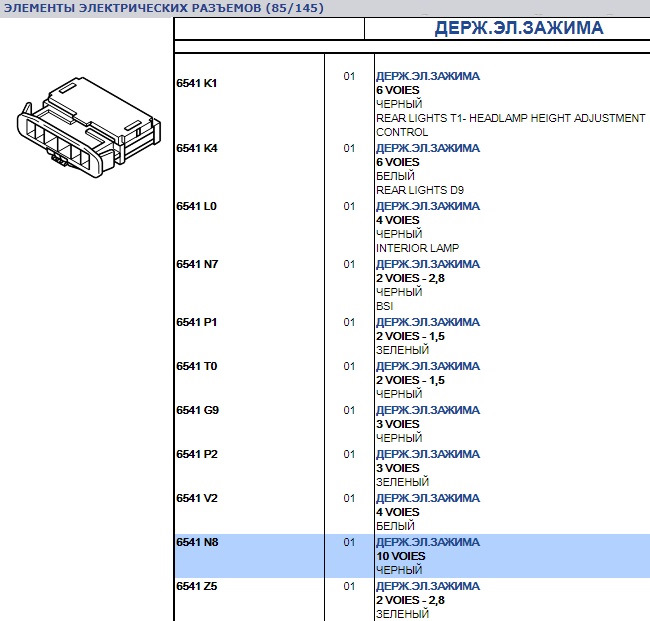 Нужна помощь. Разъем заднего фонаря, клеммы — Peugeot 307 SW, 2 л, 2006 ...