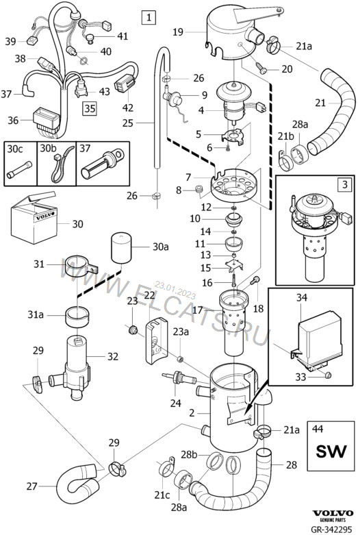 Задача для вольво вода, или мозг взорван — Volvo XC90 (1G), 2,4 л, 2008 ...