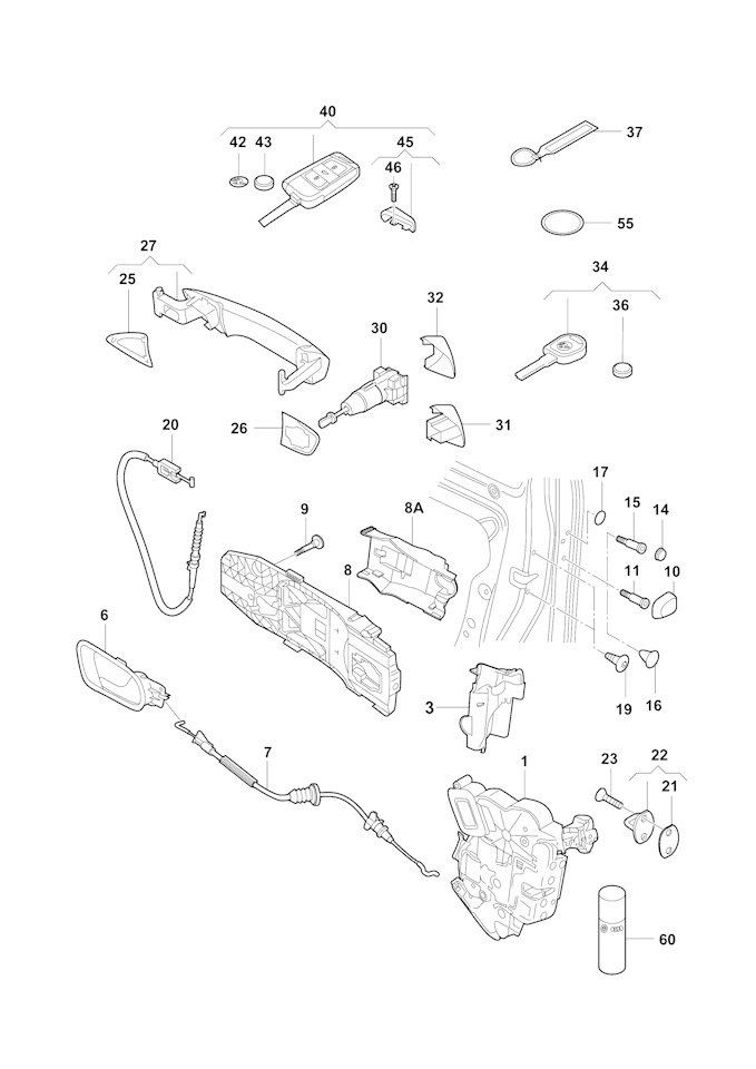 Ремонт замка водительской двери VW Jetta VI — Volkswagen Jetta VI, 1,6 ...