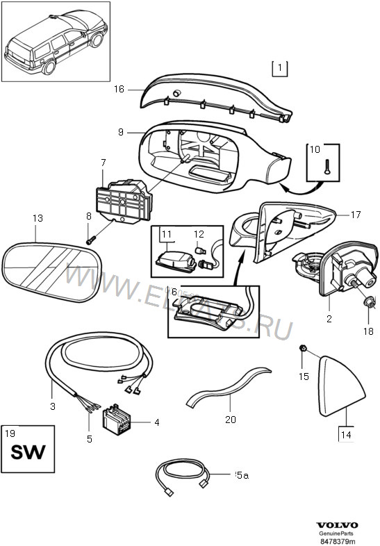 Нужна помощь в номере клипсы. — Volvo S60 (1G), 2,4 л, 2008 года ...