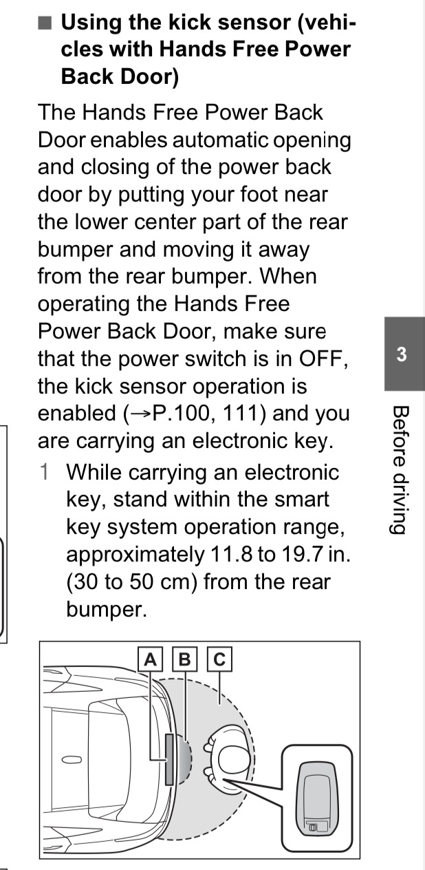 Rav4. Открытие двери багажника ногой (kick sensor) в.4 — Toyota RAV4 ...