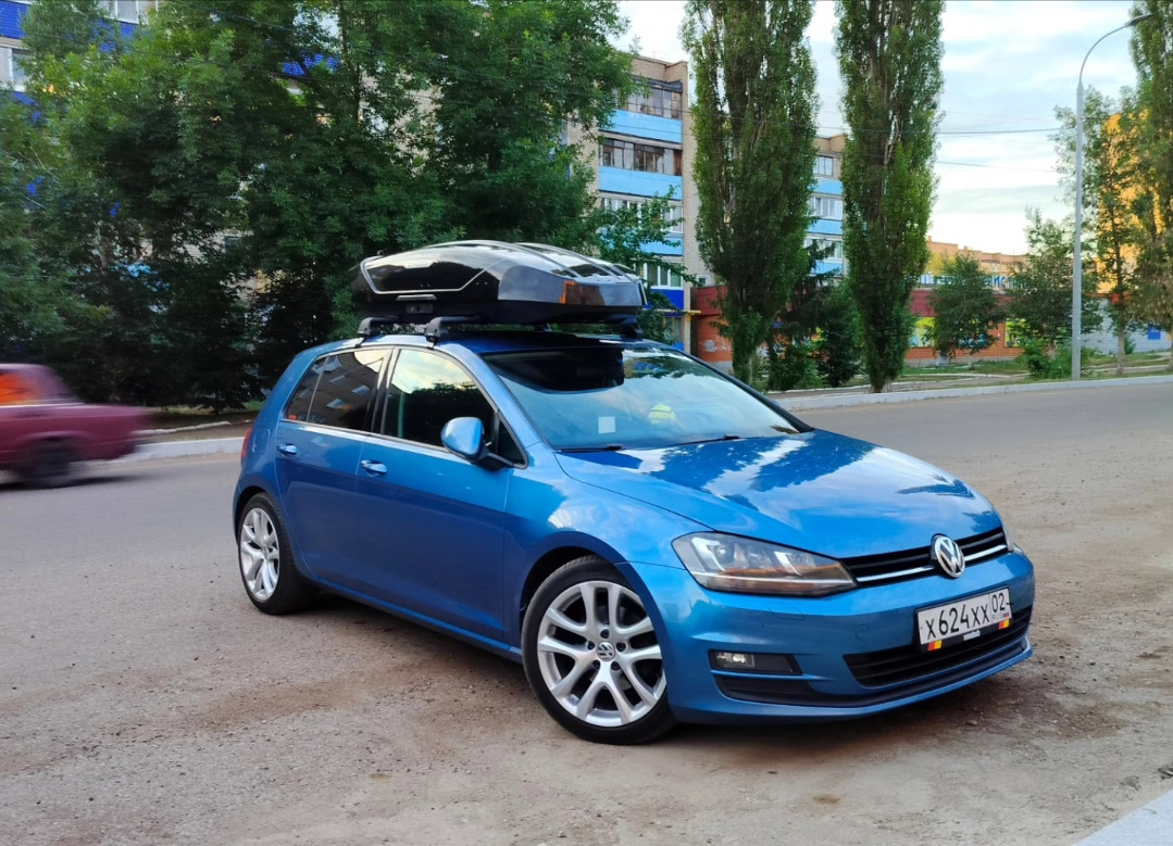 Thule — Volkswagen Golf Mk7, 1,4 л, 2013 года | аксессуары | DRIVE2
