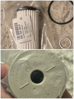 Фильтр DSG 0GC325183A и 0BH325183B — Volkswagen Tiguan (2G), 2 л, 2020 ...