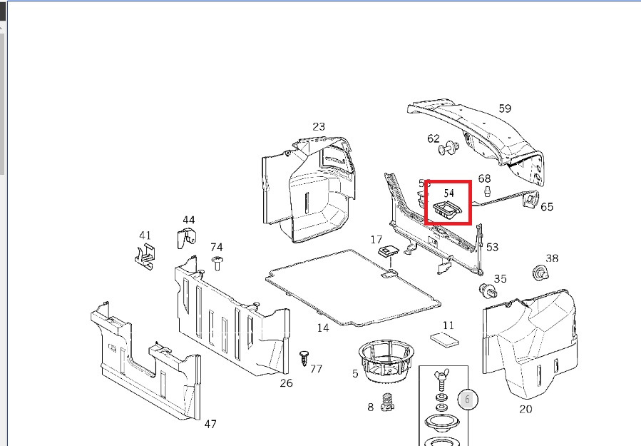 Замена накладки багажника — Mercedes-Benz E-class (W210), 2 л, 1995 ...