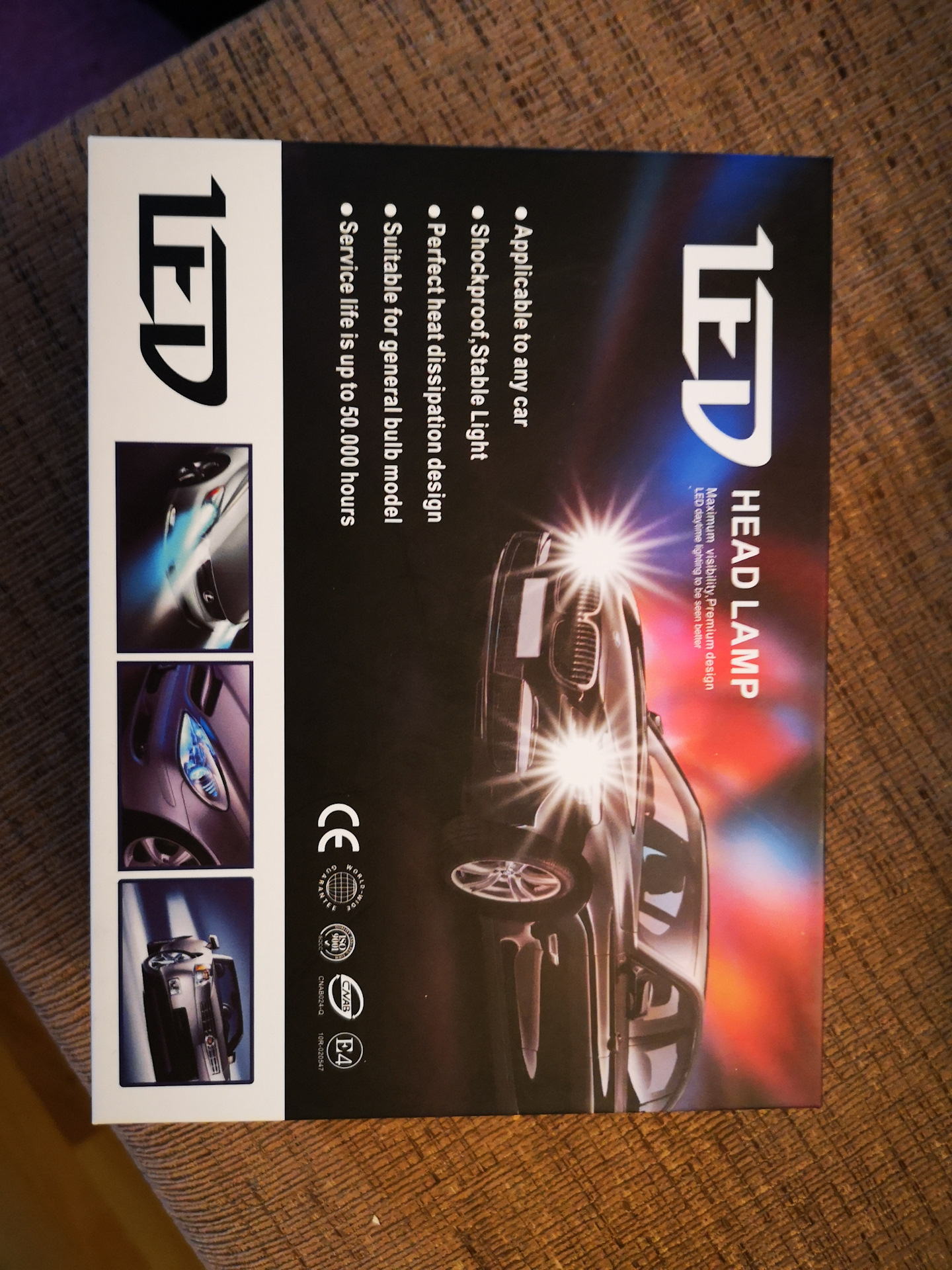 Новая оптика + LED лампы на H7 + желтые в туманки AVS ATLAS ANTI-FOG ...