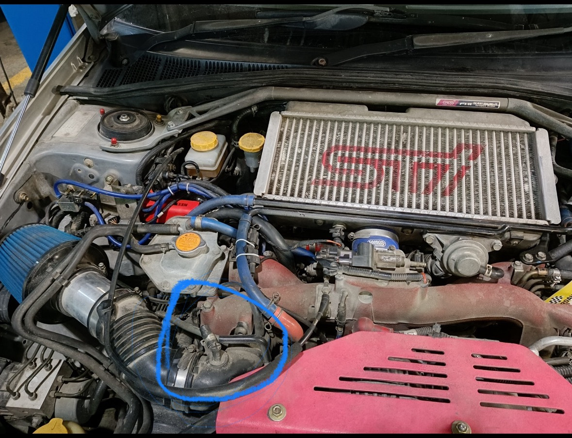 Упор ГТЦ от KEIN — Subaru Impreza (GD/GG), 1,6 л, 2001 года | тюнинг ...