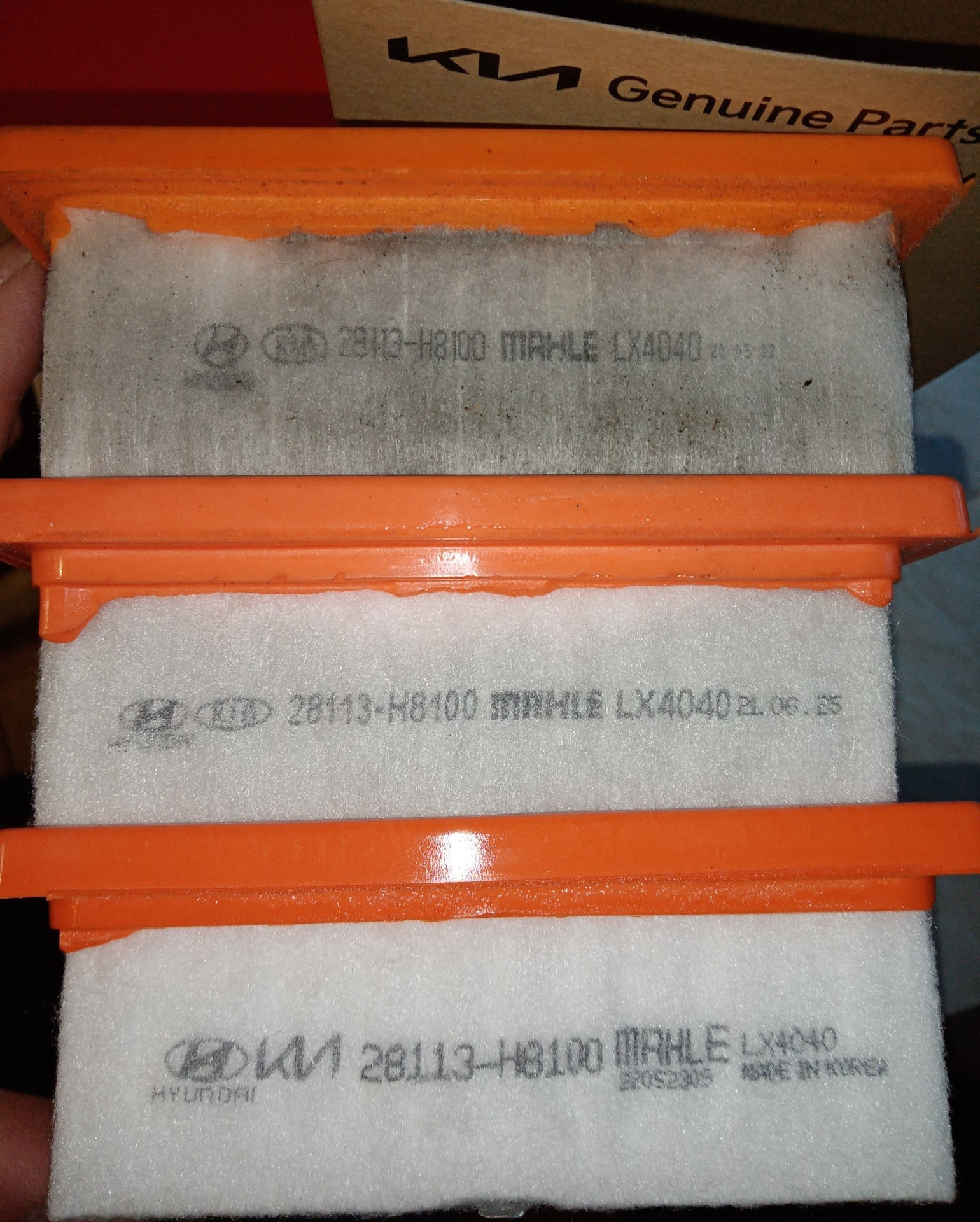 28113H8100 воздушный фильтр ОРИГИНАЛ — Hyundai Solaris (2G), 1,6 л ...