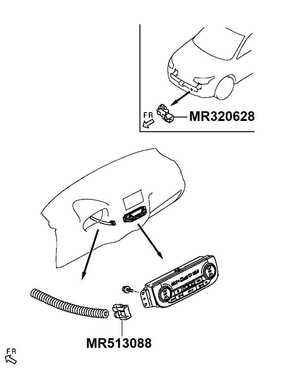 Как выглядит датчик наружной температуры? — Mitsubishi Outlander (3G ...