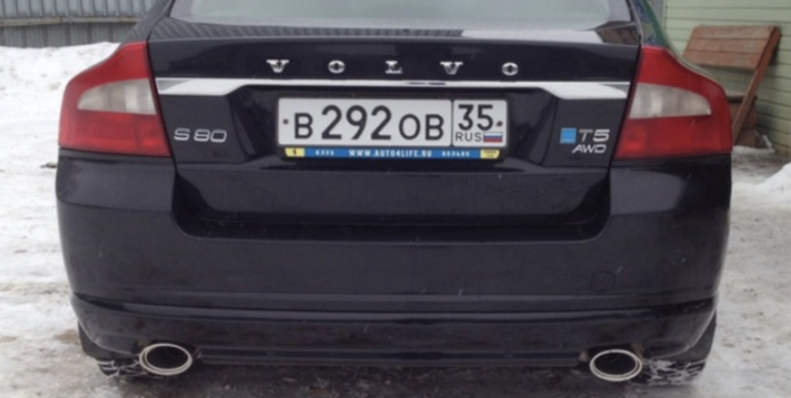 Хромированная накладка богажника(молдинг) — Volvo S80 (2G), 3,2 л, 2006 ...