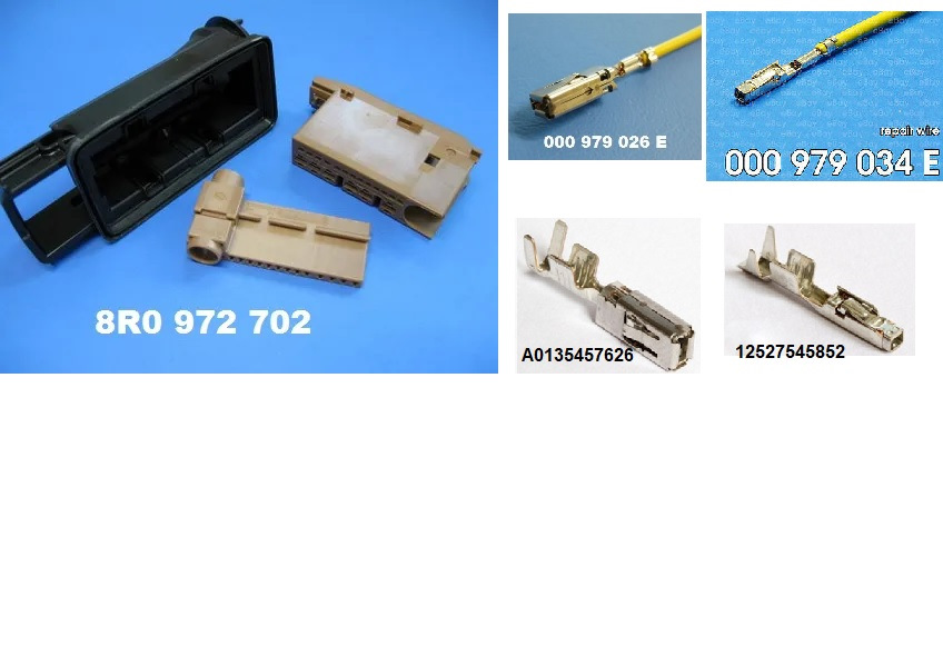 Пины, провода, уплотнители разъемы и контакты VAG и их соответствие ...