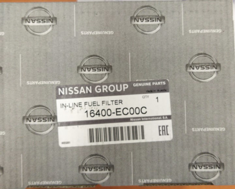 Топливный фильтр 16400-ec00a — Nissan Pathfinder (3G), 2,5 л, 2012 года ...