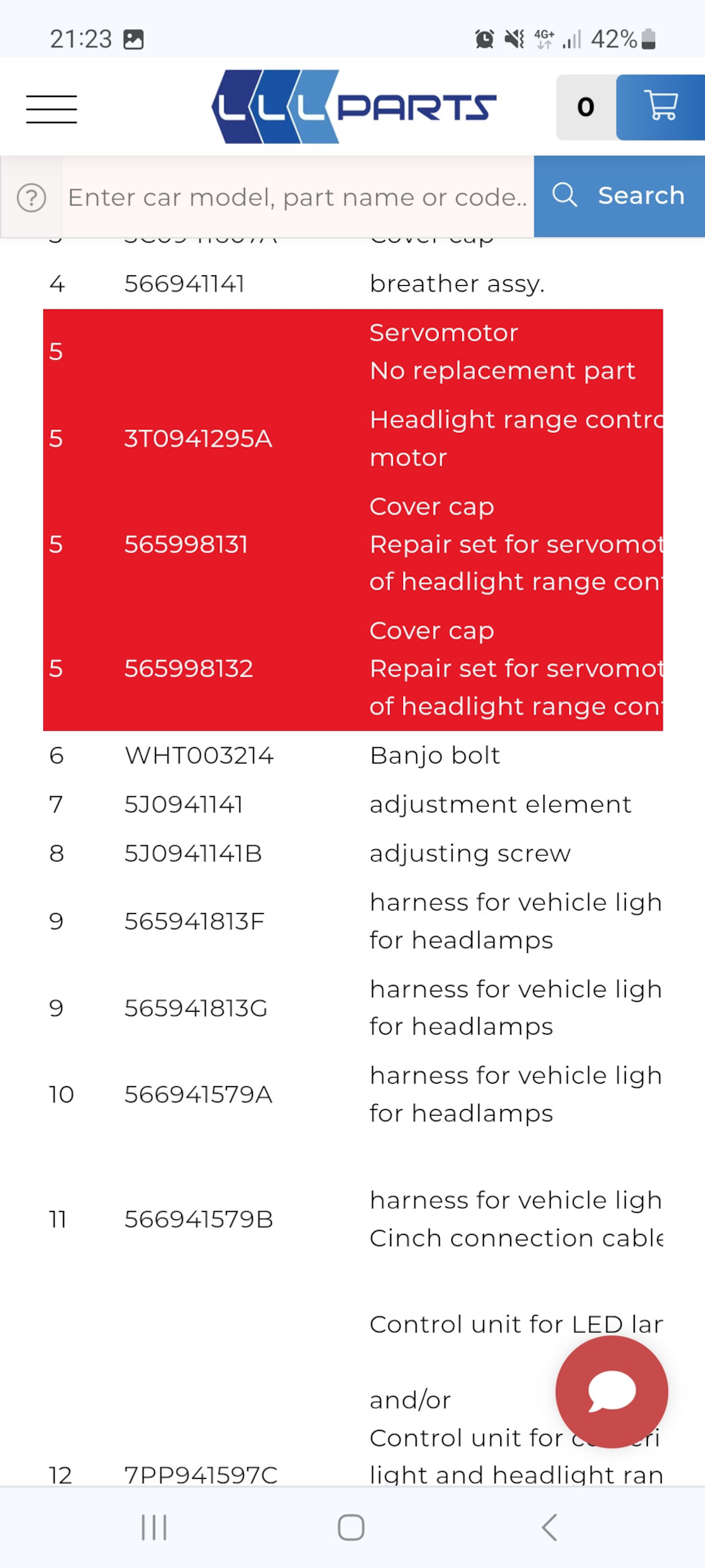 Ремонтная крышка корректора фар LED — Skoda Kodiaq (1G), 1,4 л, 2019 ...