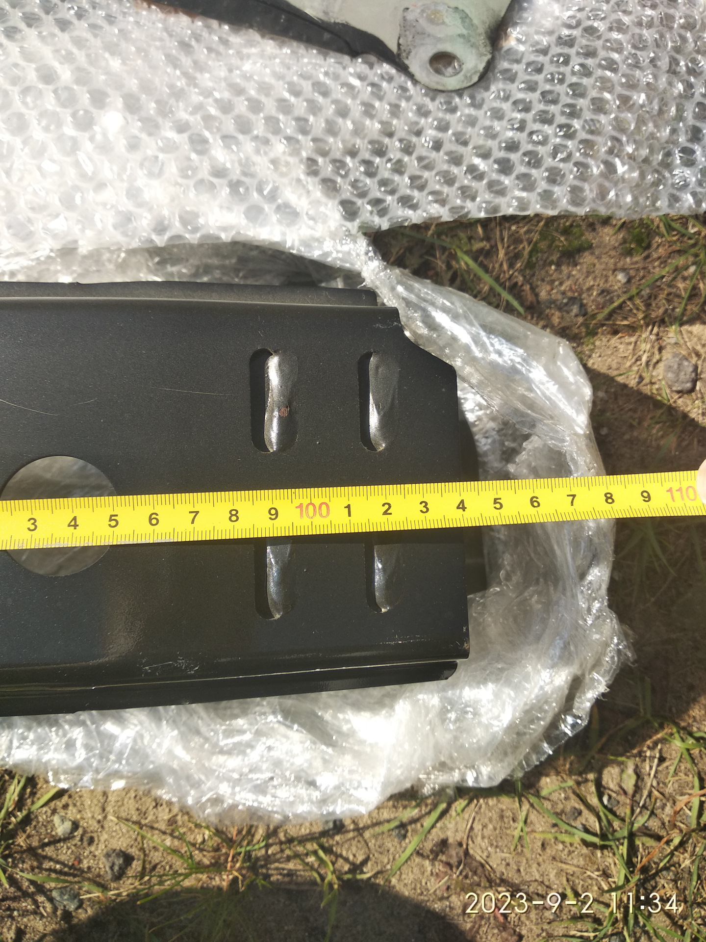 Задний усилитель бампера — Toyota Vitz (130), 1,5 л, 2020 года | своими ...