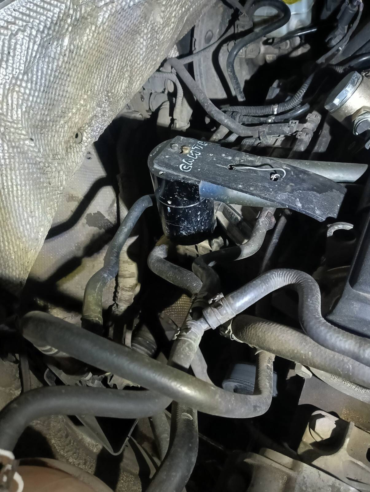 Замена трубки ВКГ 03C103493AM 1.4 CAXA — Volkswagen Tiguan (1G), 1,4 л ...