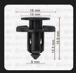 Клоп: крепеж бачка омывателя — Nissan Patrol (Y62), 5,6 л, 2013 года ...