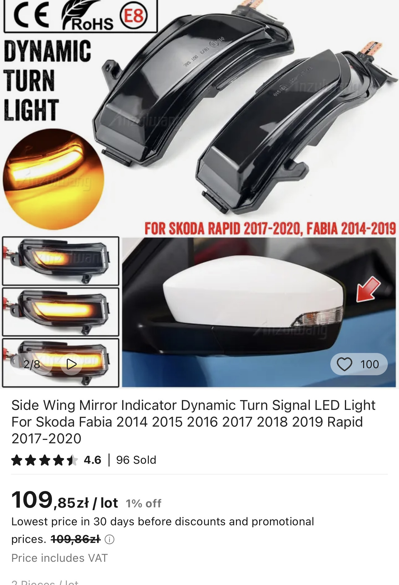 Ауч, отломал кусочек бокового зеркала — Skoda Rapid (2G), 1,4 л, 2020 ...