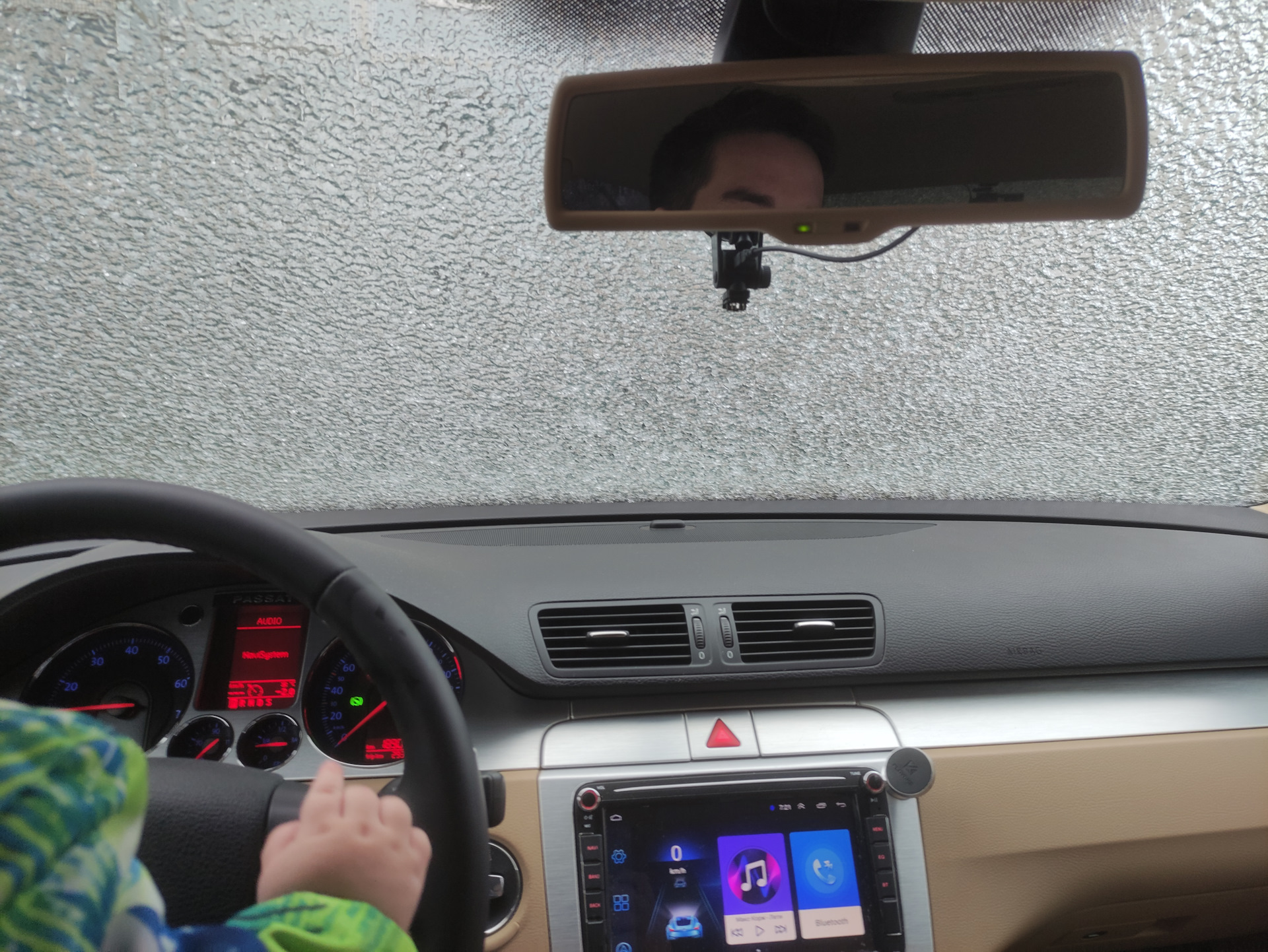 Лобовое pilkington + покраска крыши — Volkswagen Passat B6, 2 л, 2008 ...