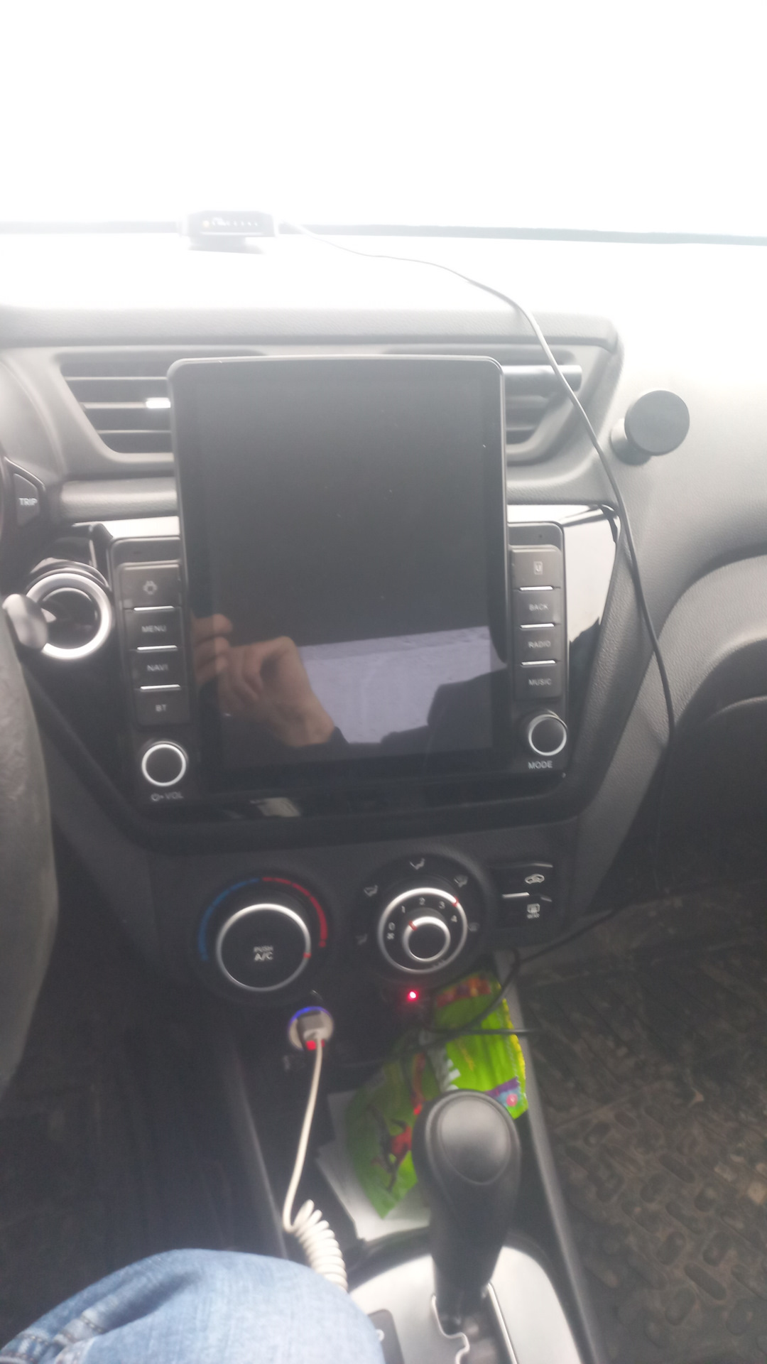 МАГНИТОЛА КИА РИО 3 — KIA Rio (3G), 1,4 л, 2012 года | аксессуары | DRIVE2