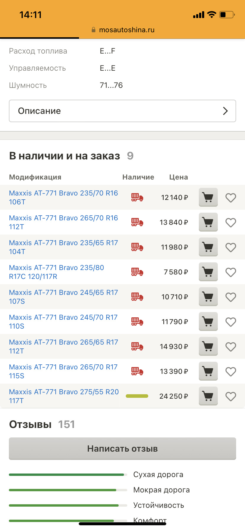 Выбор резины — Great Wall Hover, 2,4 л, 2012 года | шины | DRIVE2