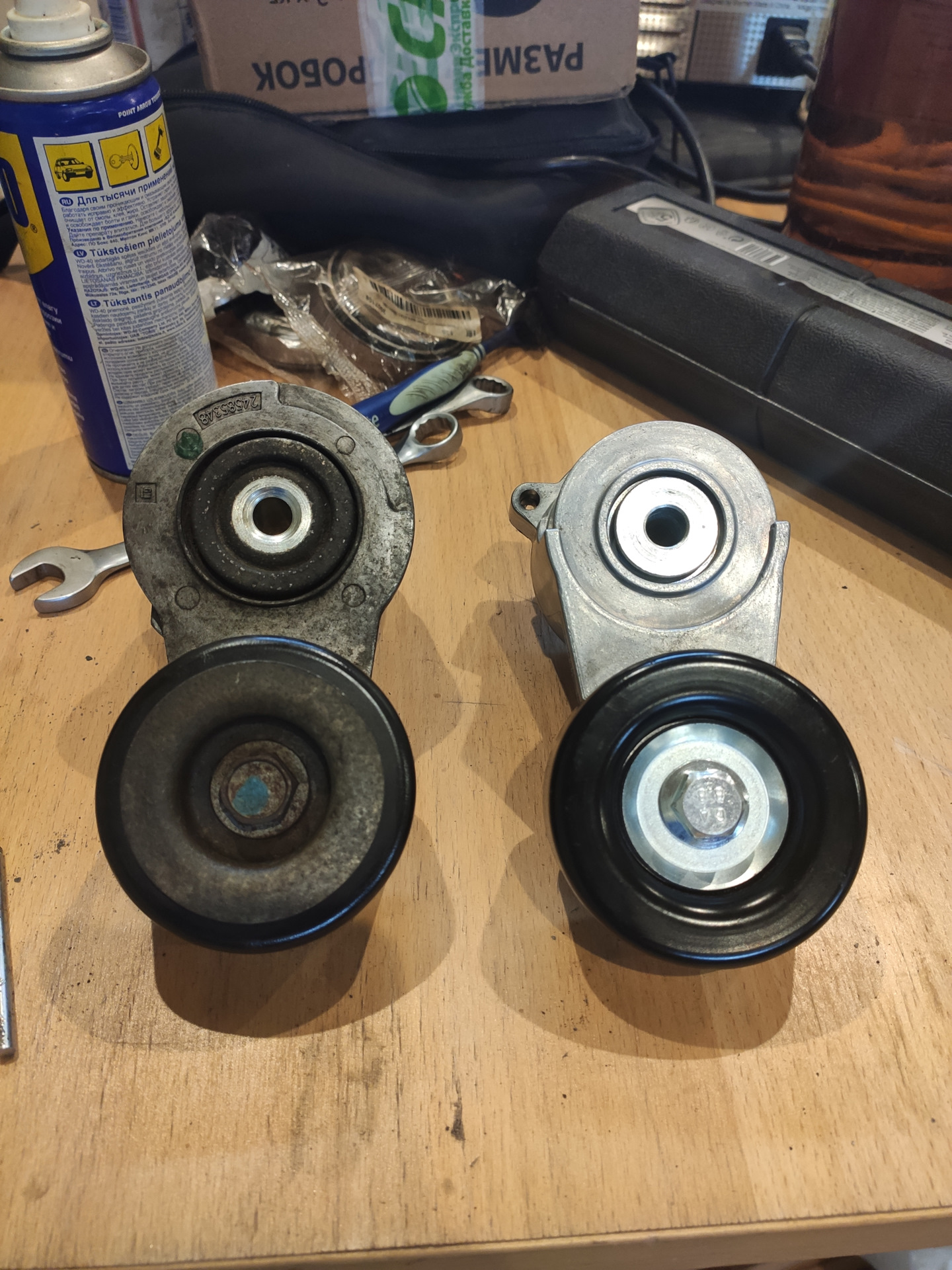 Натяжитель ремня-финал — Chevrolet TrailBlazer (2G), 2,8 л, 2013 года ...