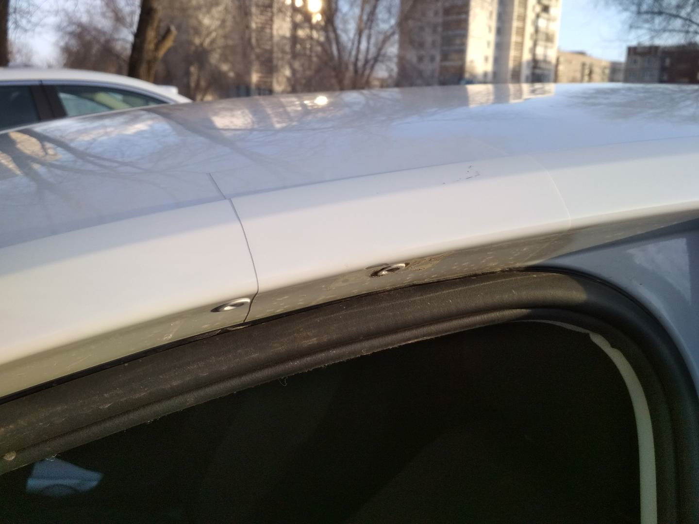 Багажник на крышу Atlant, крепление борда Thule 740 — Skoda Rapid (2G ...