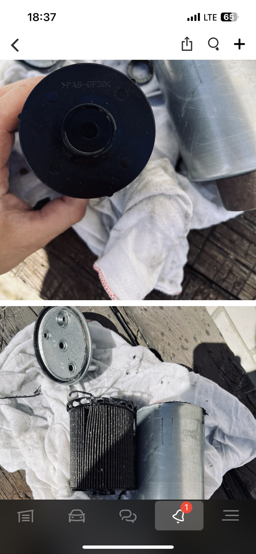 Замена топливного фильтра LR072610 на Range Rover 4,4 — Land Rover ...