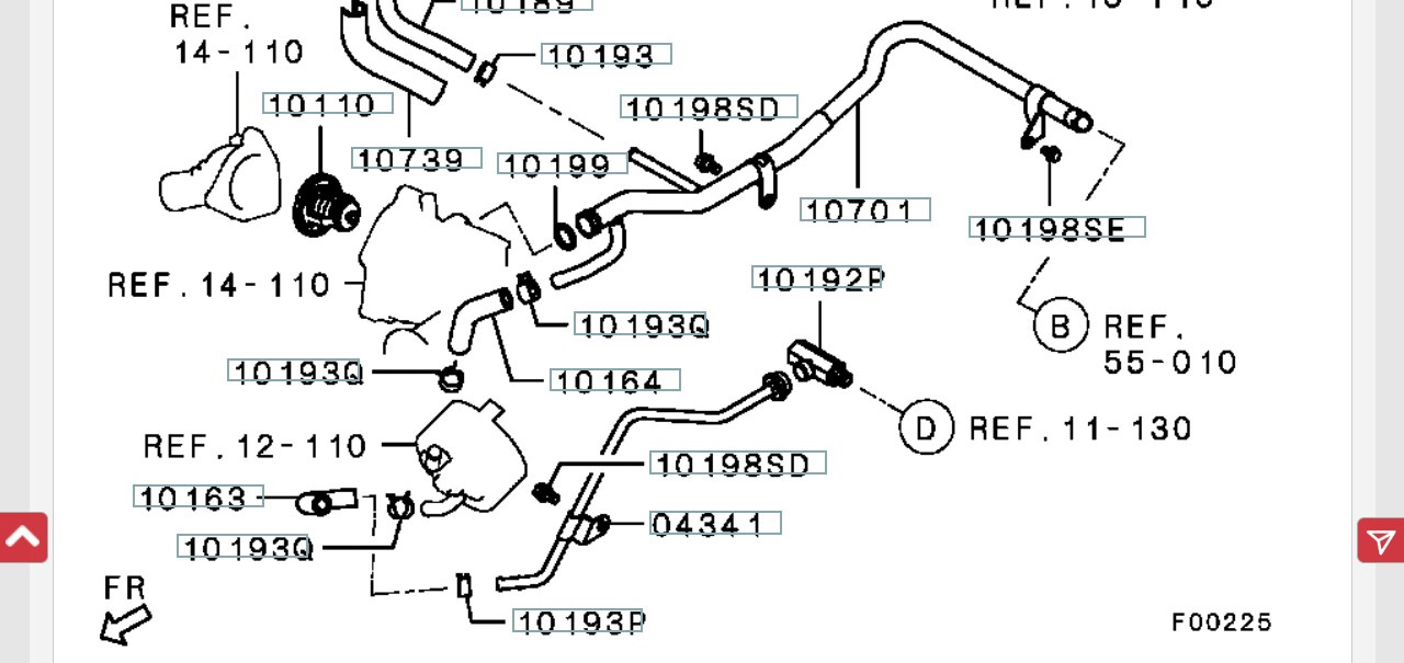 Помогите с поиском шлангов на теплообменник — Mitsubishi L200 (4G), 2,5 ...