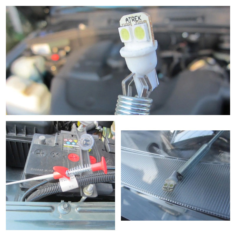 Упавшая в фару лампа габарита — Chevrolet Niva (1G), 1,7 л, 2010 года ...