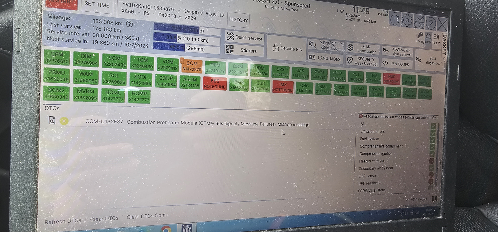 Проблемы с температурой XC60 b4 дизель mild hybrid SPA 2020 — Volvo ...