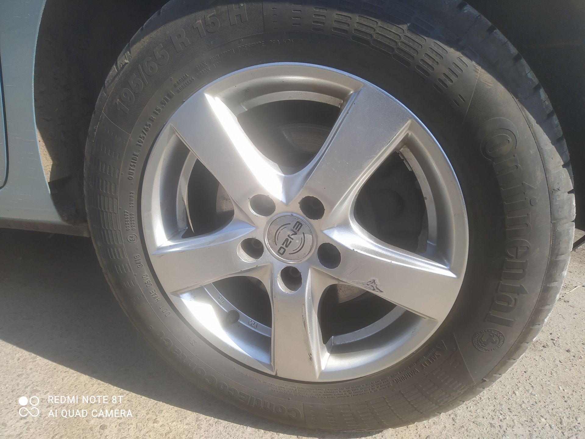 Диски + новая резина Continental ContiecoContact 5 — Renault Kangoo (2G ...