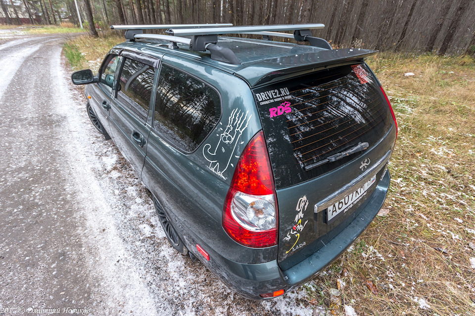 Спойлер — Lada Приора универсал, 1,6 л, 2011 года | аксессуары | DRIVE2