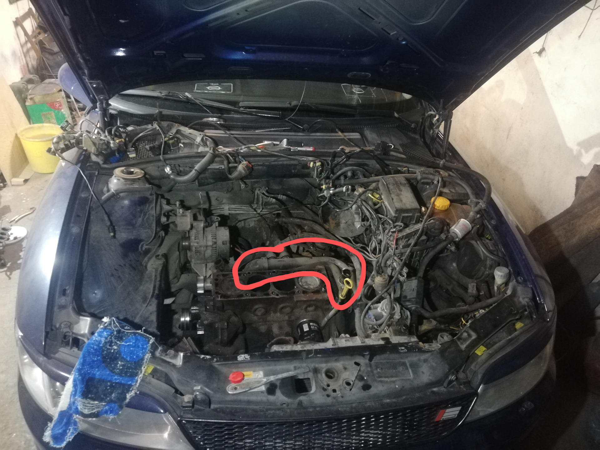 патрубки с Дроссельной Заслонки — Opel Vectra B, 1,6 л, 1996 года ...