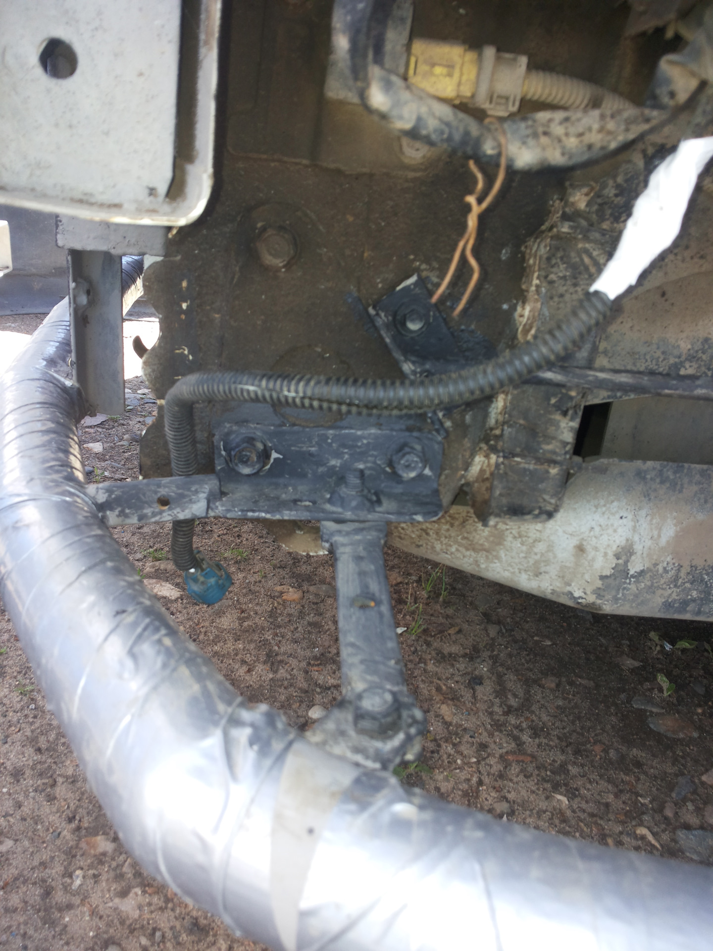 Bashbar, немного mad max. — Subaru Legacy B4 (BE), 2 л, 1999 года ...