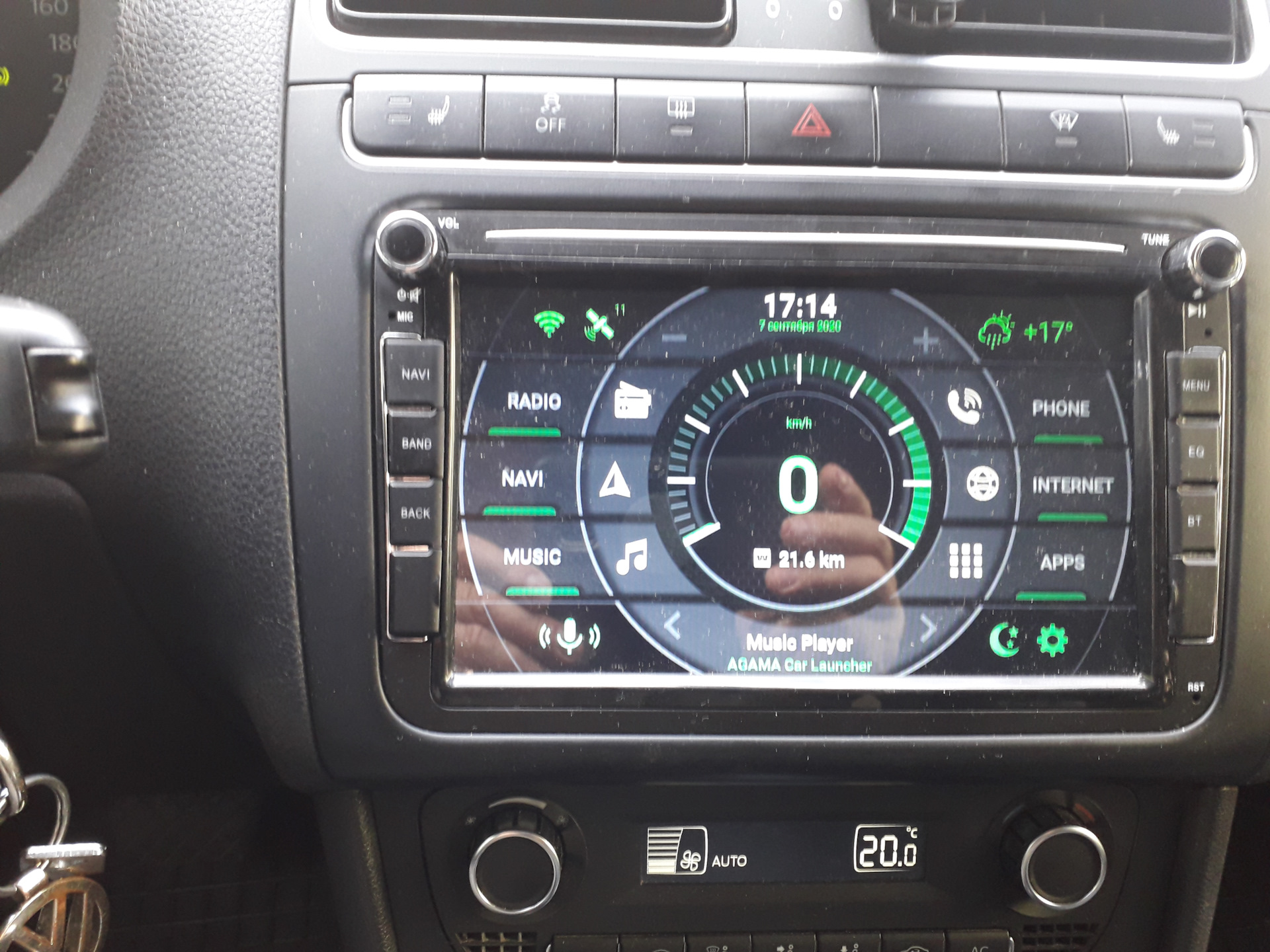 Rcd 340 — Volkswagen Polo Sedan, 1,6 л, 2016 года | аксессуары | DRIVE2